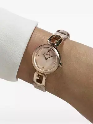 Furla Arco Chain 25mm Watch With Mother-of-pearl Dial