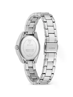 Guess Mini Luna 30mm Watch With Crystal Embellished Bezel