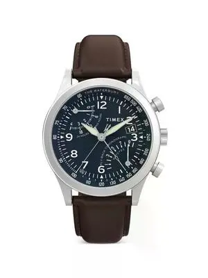 Timex® Waterbury Traditional Fly Back 43mm Watch - Blue