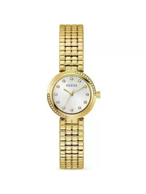 Guess Crystal-embellished 28mm Watch - White