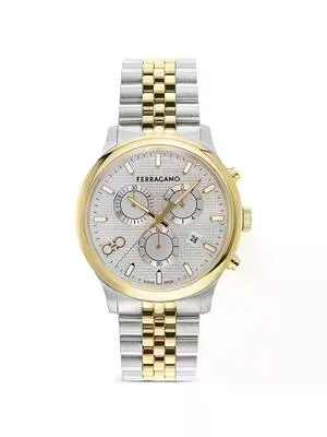 FERRAGAMO Duo Chrono 42mm Watch - Silver