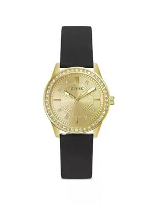 Guess Margo Crystal 36mm Watch - Gold