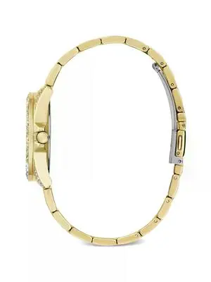 Guess Opaline 34mm Watch With Crystal Embellished Bezel