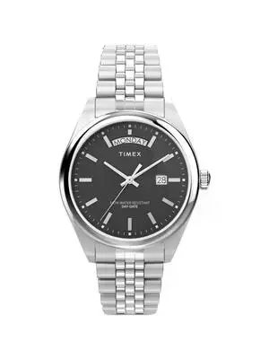 Timex® Legacy 41mm Watch With Day-date Window - Black