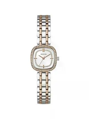 Guess Hazel Crystal-embellished Watch - White
