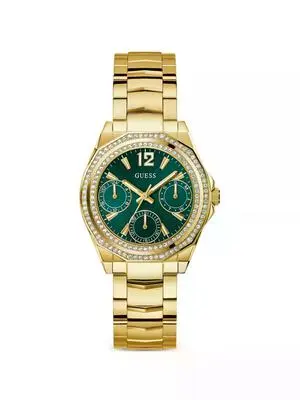 Guess Crystal-embellished Watch - Green
