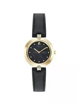 Furla Logo Links Watch - Black