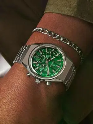 Timex® Falcon Eye 40mm Chronograph Watch - Green