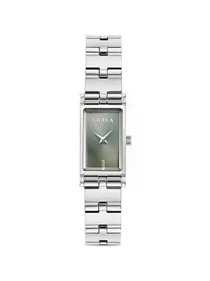 Furla Baguette Watch With Sunray Dial - Silver