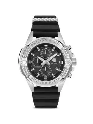 Philipp Plein The Skull Chrono 44mm Watch - Black