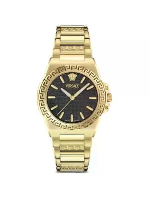 Versace Greca Reaction 38mm Watch - Black