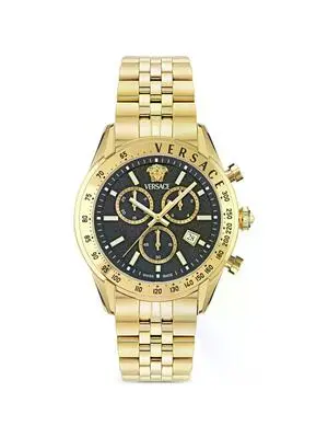 Versace Chrono Master 44mm Watch - Black