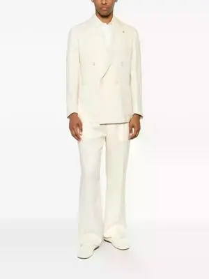 Tagliatore Pressed Crease Straight-leg Trousers