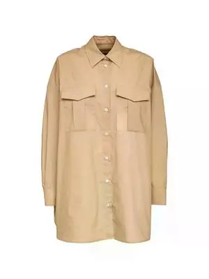 DEPARTMENT 5 Desert Brown Cotton Shirt - Neutrals