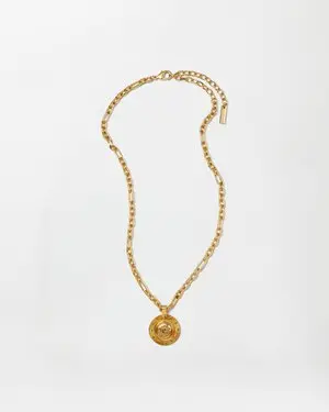 Versace Irradia Medusa Chain Necklace - Gold