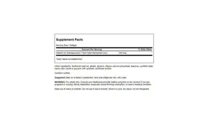SWANSON Vitamin K2 Menaquinone-7 Regulate Calcium