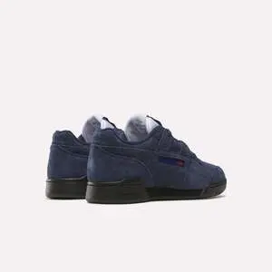 REEBOK Workout Plus Suede Sneakers - Navy/navy/black