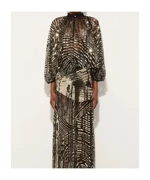 Emilio Pucci Iride Sequined Blouse