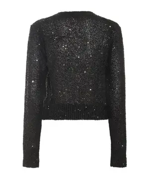 Brunello Cucinelli Sequined Long Sleeve Sweater