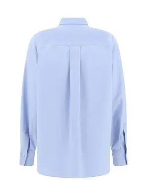 Brunello Cucinelli Long Sleeve Jewel-embellished Pocket Shirt