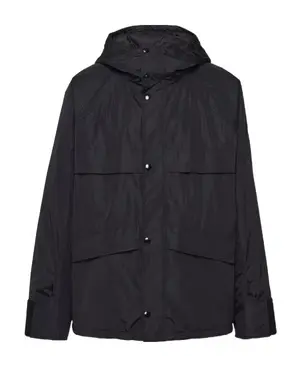 Prada Technical Fabric Jacket With Hood