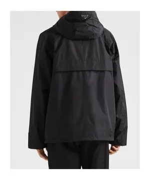 Prada Technical Fabric Jacket With Hood