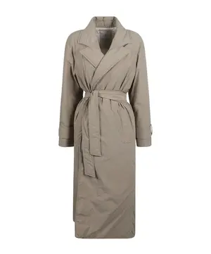 Brunello Cucinelli Long Belted Down Coat