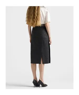Prada Short-sleeved Satin Top