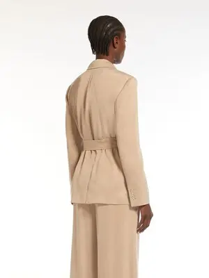 Max Mara Single-breasted Blazer With Belt