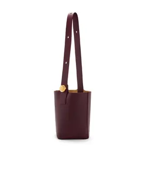 Loewe Medium Pebble Bucket Bag - Red