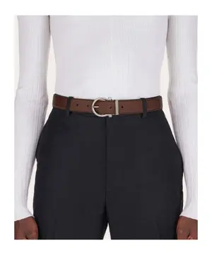 FERRAGAMO Reversible Gancini Belt