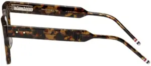 Thom Browne Tortoiseshell Logo Square Mirror