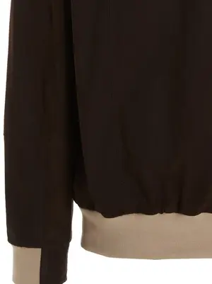 Brunello Cucinelli Buttoned Long-sleeved Bomber Jacket
