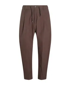 Herno Drawstring Pleated Trousers - Brown