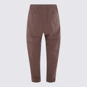 Herno Drawstring Pleated Trousers - Brown