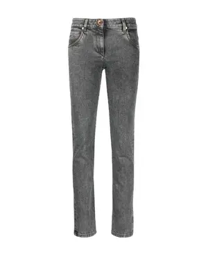 Brunello Cucinelli Straight-leg Jeans With Logo Detail
