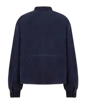 BLAZÉ MILANO Suede Jacket - Midnight Blue