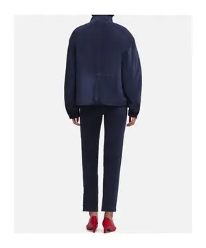 BLAZÉ MILANO Suede Jacket - Midnight Blue
