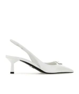 Prada Pointed Toe Slingback Pumps