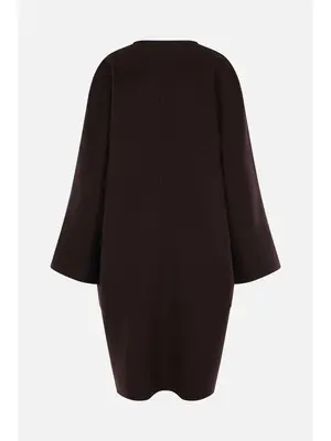 THE ROW Long Sleeved Coat - Black