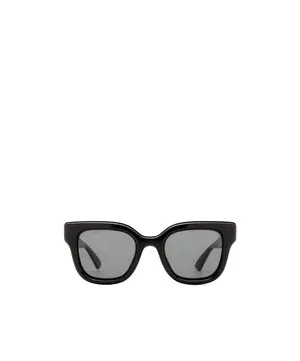Gucci Gucci Square Frame Logo Sunglasses Gray
