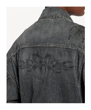 Balenciaga Graffiti Denim Jacket