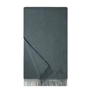 Loro Piana Grande Unita Fringed-edge Scarf