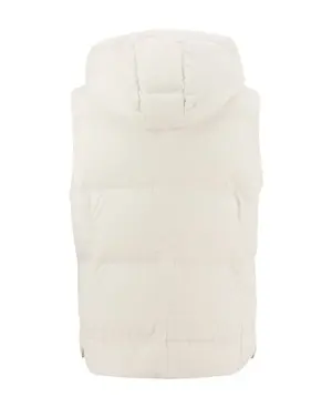 Brunello Cucinelli Hooded Down Vest