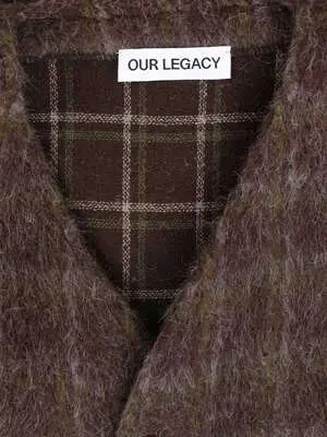 Our Legacy Checked Long-sleeves Cardigan