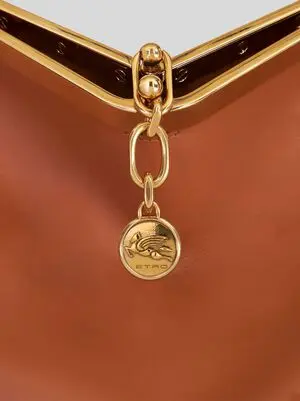 Etro Vela Pegaso Motif Large Shoulder Bag
