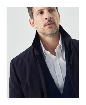 Brunello Cucinelli Single-breasted Cotton-blend Coat