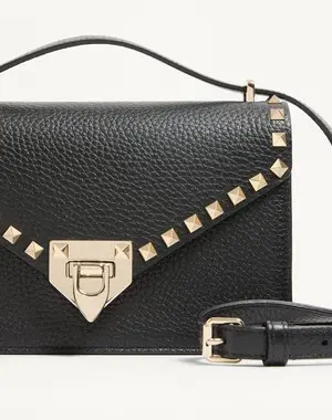Valentino Garavani Rockstud Mini Shoulder Bag - Black