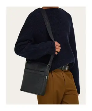 FERRAGAMO Monogram Messenger Bag