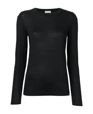 Brunello Cucinelli Long Sleeve Fitted Sweater
